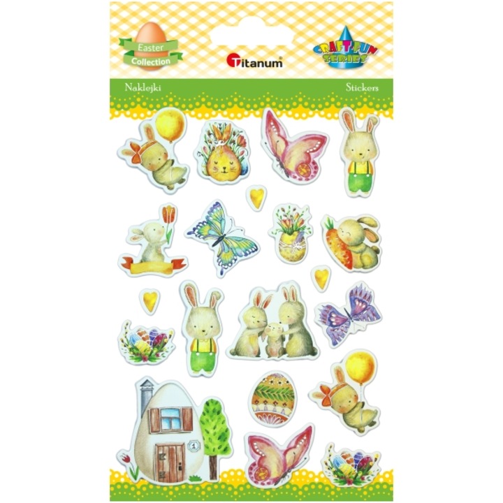 Stickere cu tematica de Paste, Titanum, 20 buc - eMAG.ro