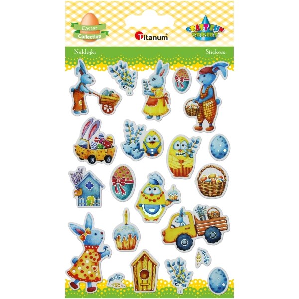 Stickere cu tematica de Paste, Titanum, 21 buc - eMAG.ro