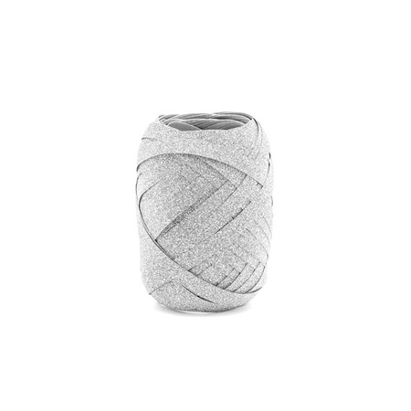 Panglica din plastic, argintie, 5mm/10m - eMAG.ro