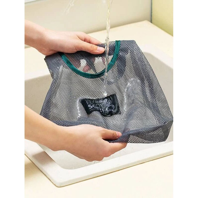 Organizator tip plasa cu doua compartimente pentru legume, 40 x 30 cm ...