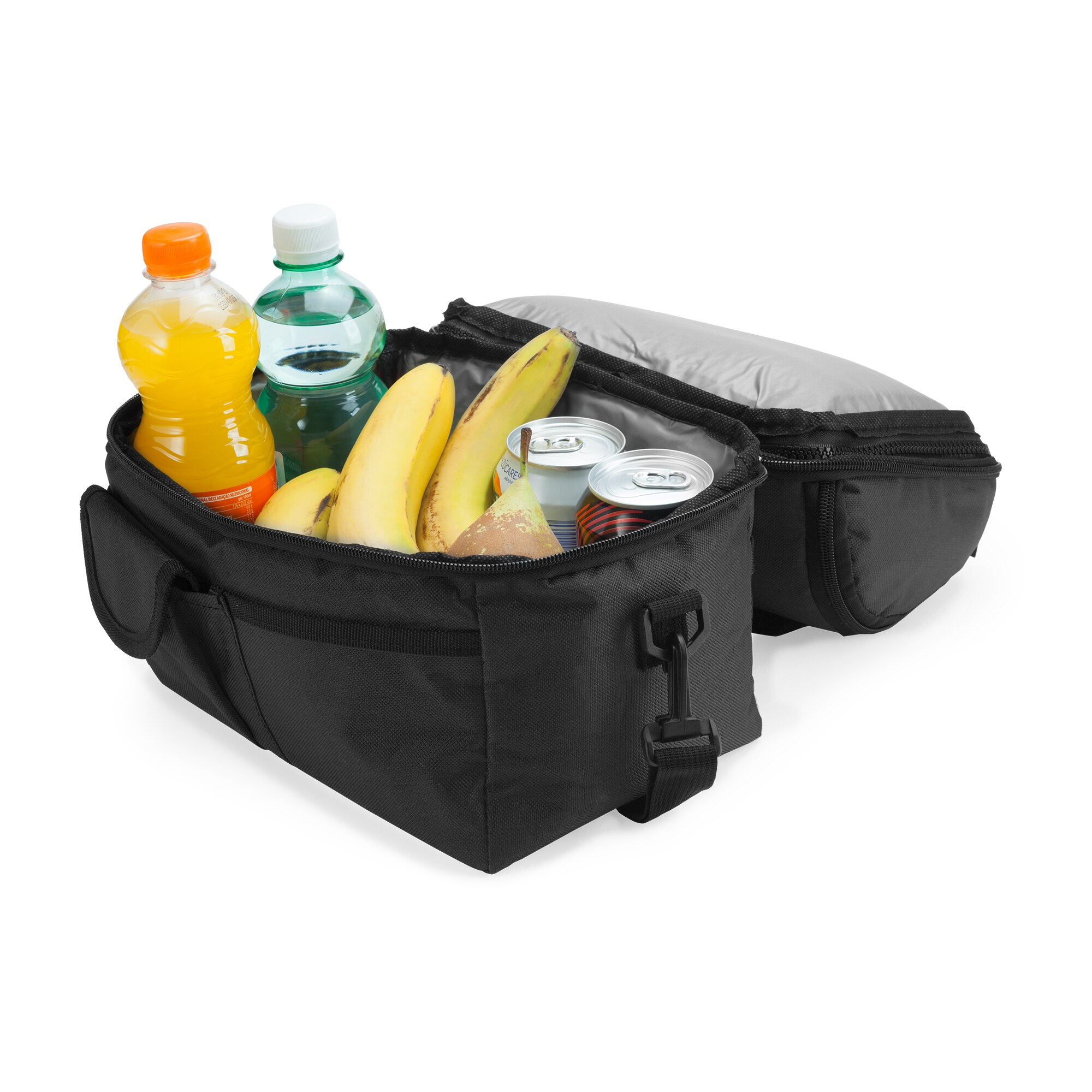Geanta termoizolanta pentru picnic, camping, cooler bag, 5 L, negru ...