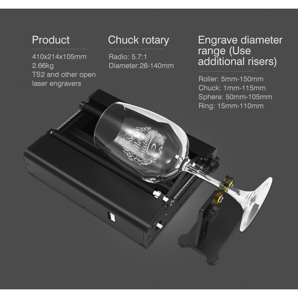 Roller Rotary 4 In 1, Geekcreit, rotatie mandrina falcilor, gravare ...