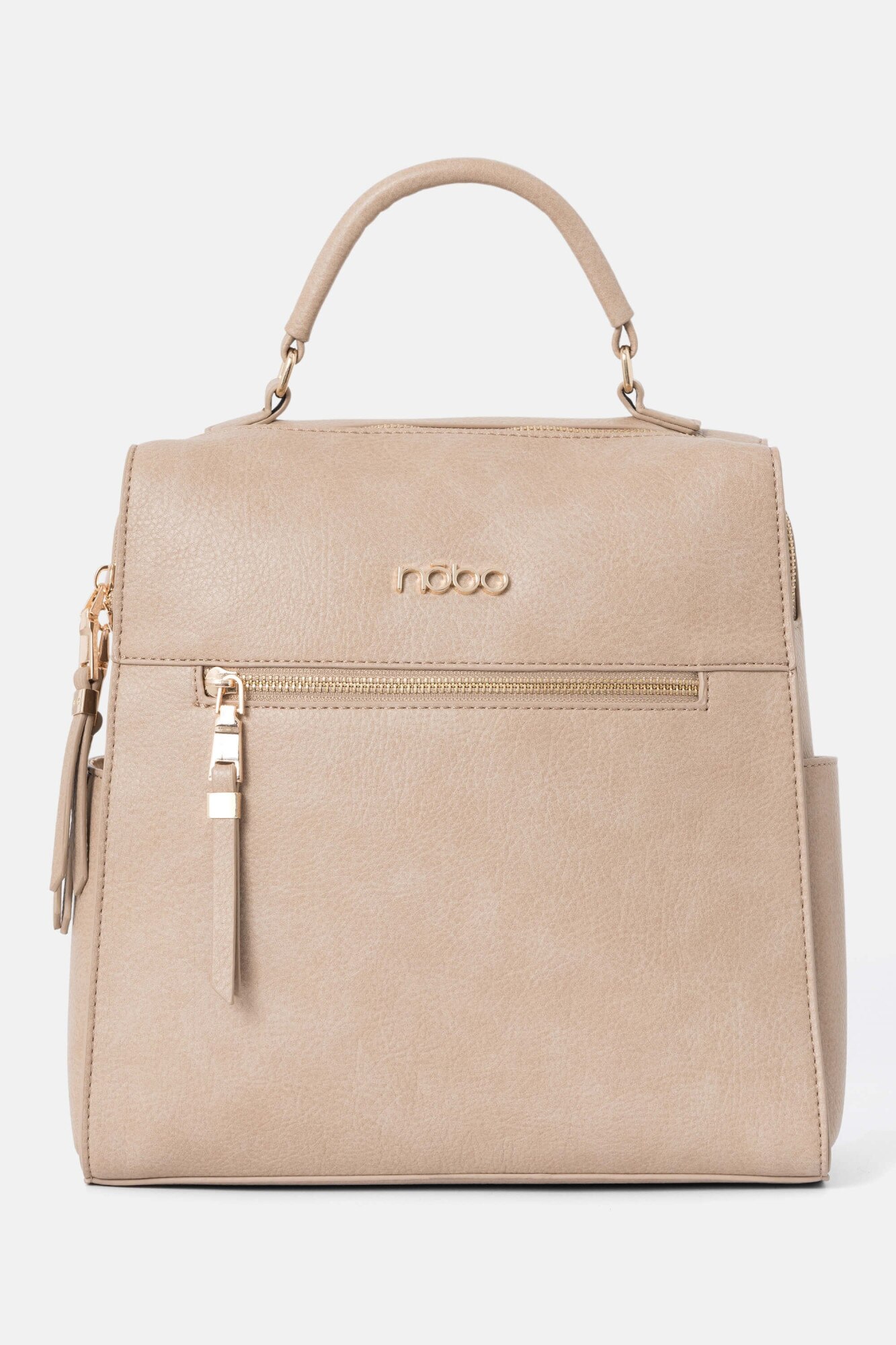 Nobo hátizsák, NBAG-N2920-C015, Ökológiai bőr, 32 x 29 x 10 cm, Bézs ...