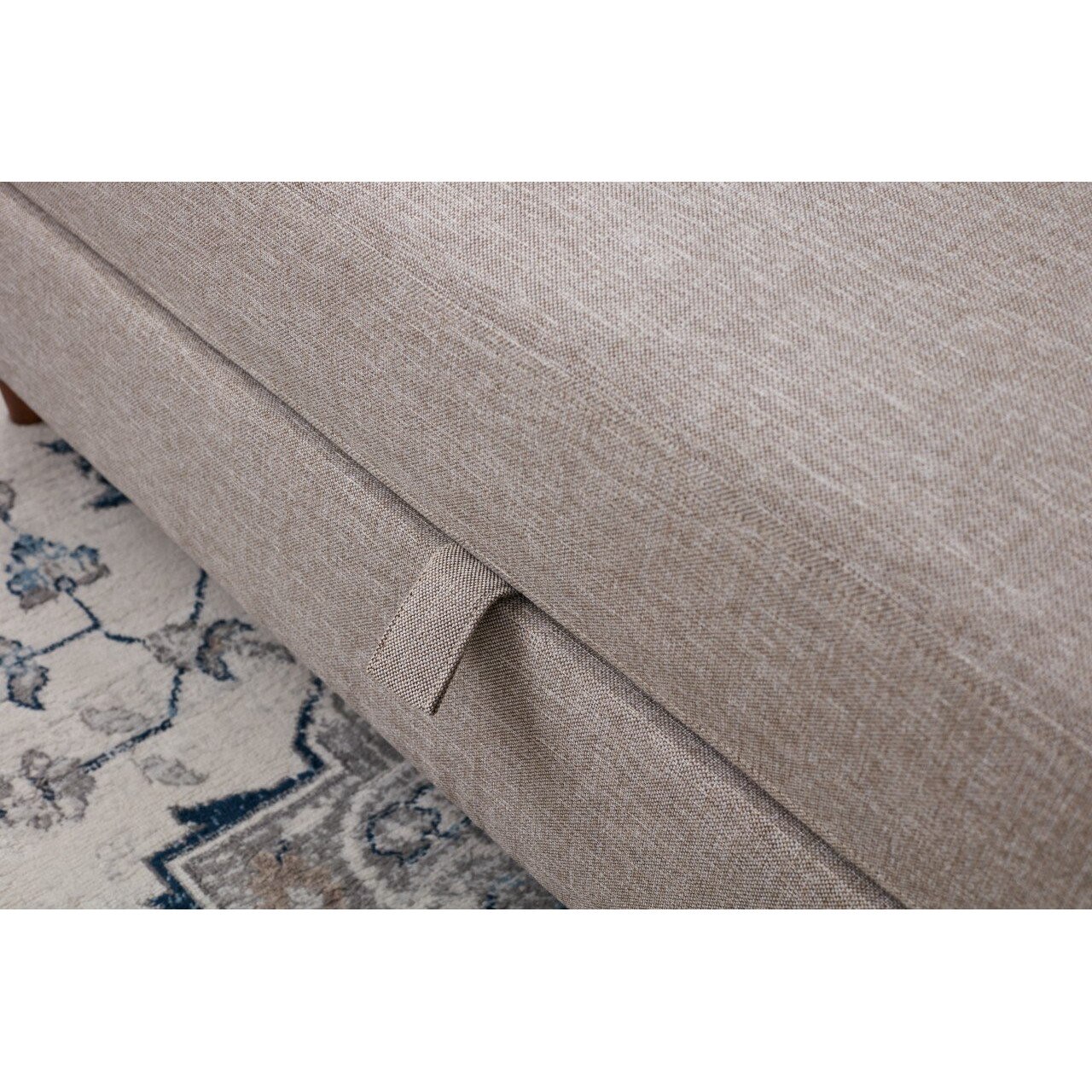 Canapea Extensibila, 3 Locuri, Eva, Cream, 210 x 90 x 82 cm - eMAG.ro