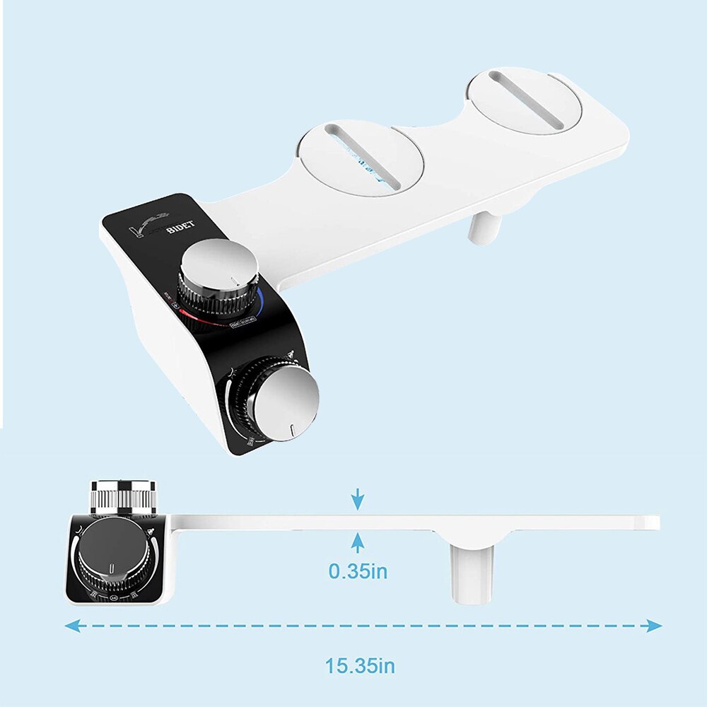 Bideu non-electric, WALALLA, Spray dual cald si rece, Presiunea apei ...