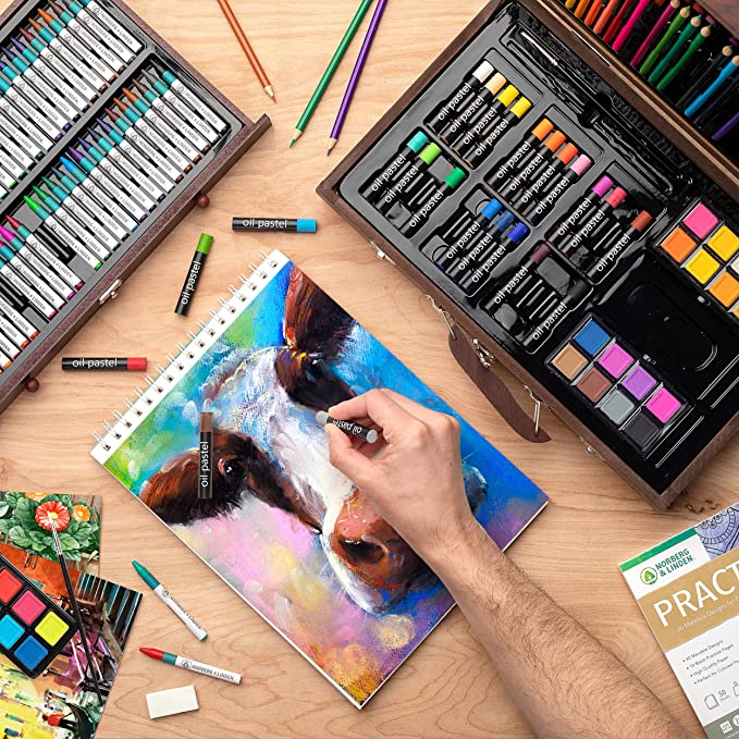 Set de arta pentru pictura si desen, Norberg&Linden, Multicolor - eMAG.ro