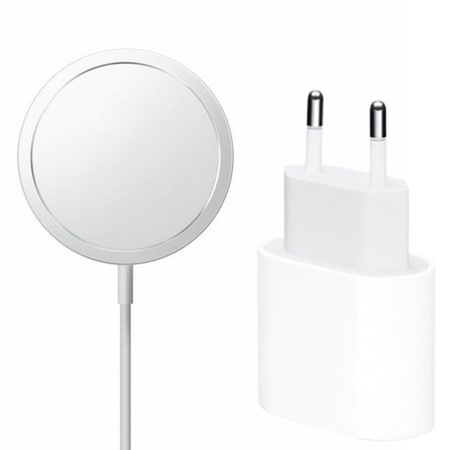 Set Incarcator Magsafe + Priza Incarcator iPhone, Magnetic, Wireless ...