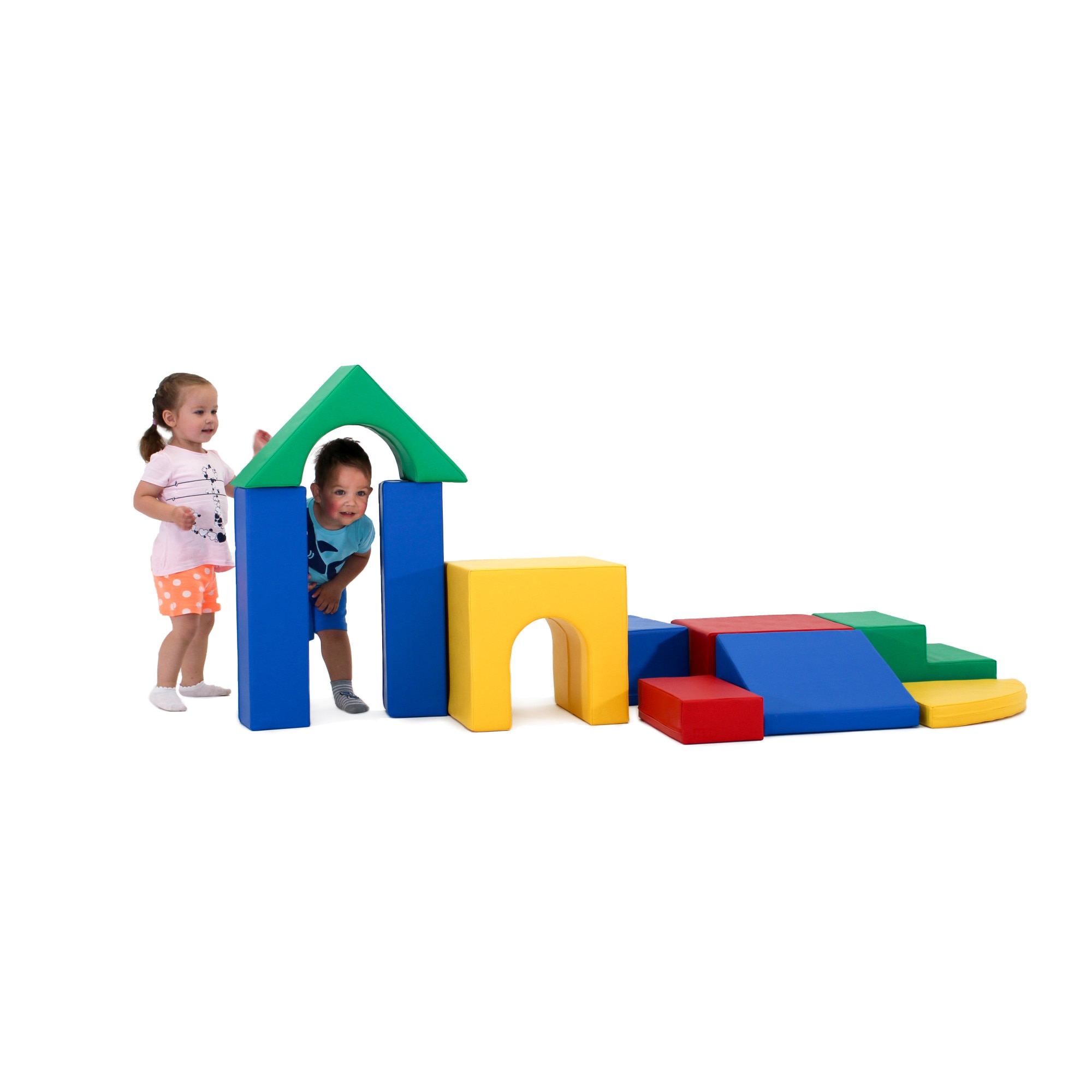 Iglu soft play forms, loc de joaca pentru copii, 10 forme, multicolor ...