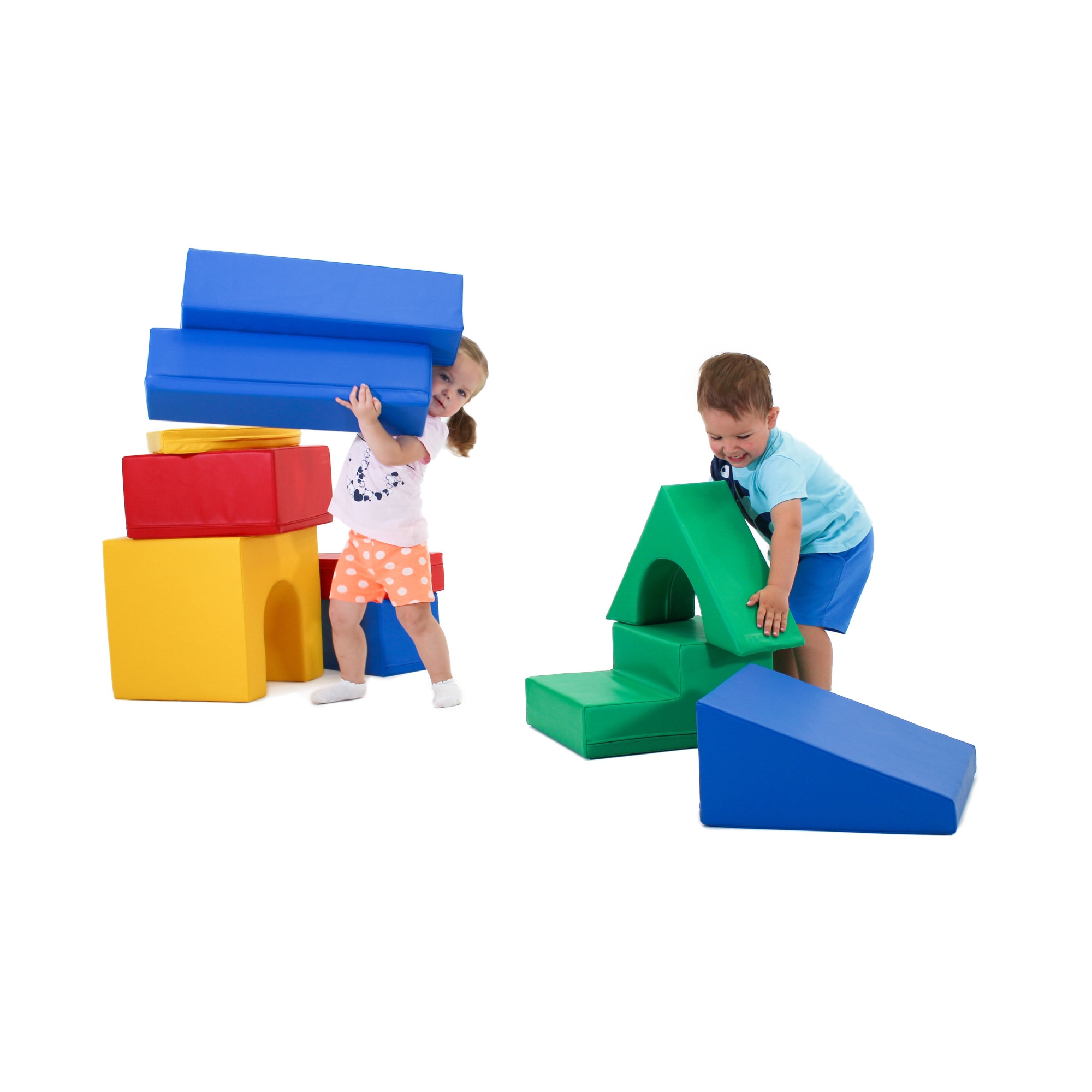 Iglu soft play forms, loc de joaca pentru copii, 10 forme, multicolor ...