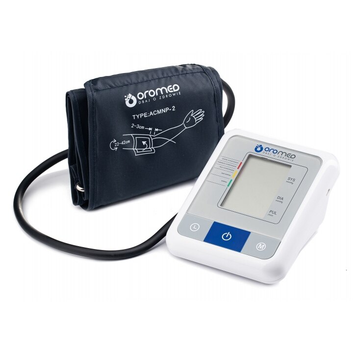 Monitor electronic de tensiune arteriala, Oromed, Ecran LCD, Alb/Gri ...