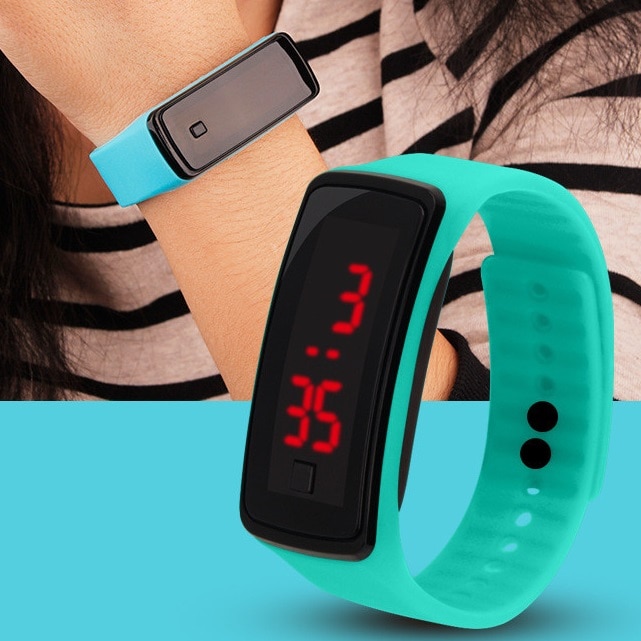 Ceas electronic, Quart, Plastic/Silicon, 24 cm, Mov - eMAG.ro