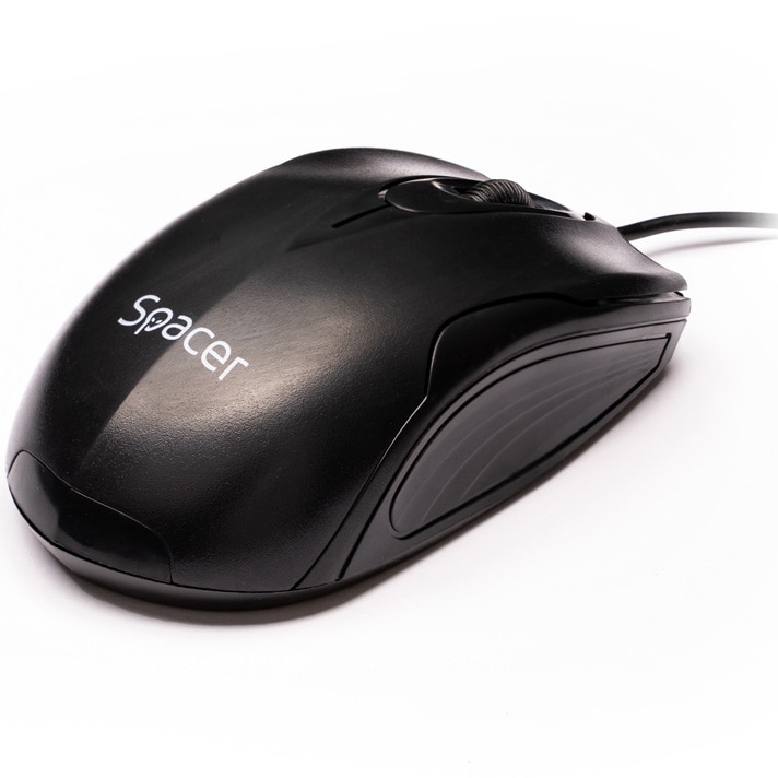 Mouse Spacer SPMO-M11, Negru - eMAG.ro