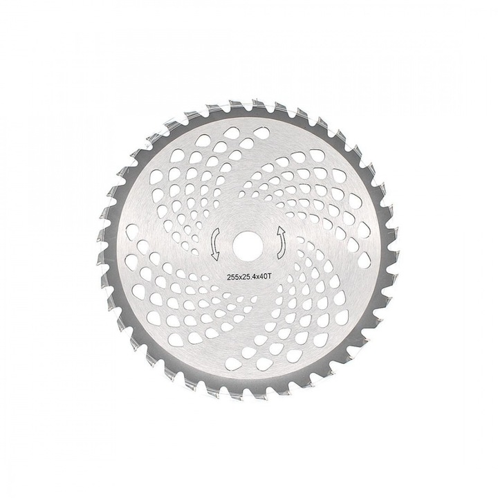 Disc motocoasa circular cu 40 dinti vidia 255x25.4x40T - eMAG.ro