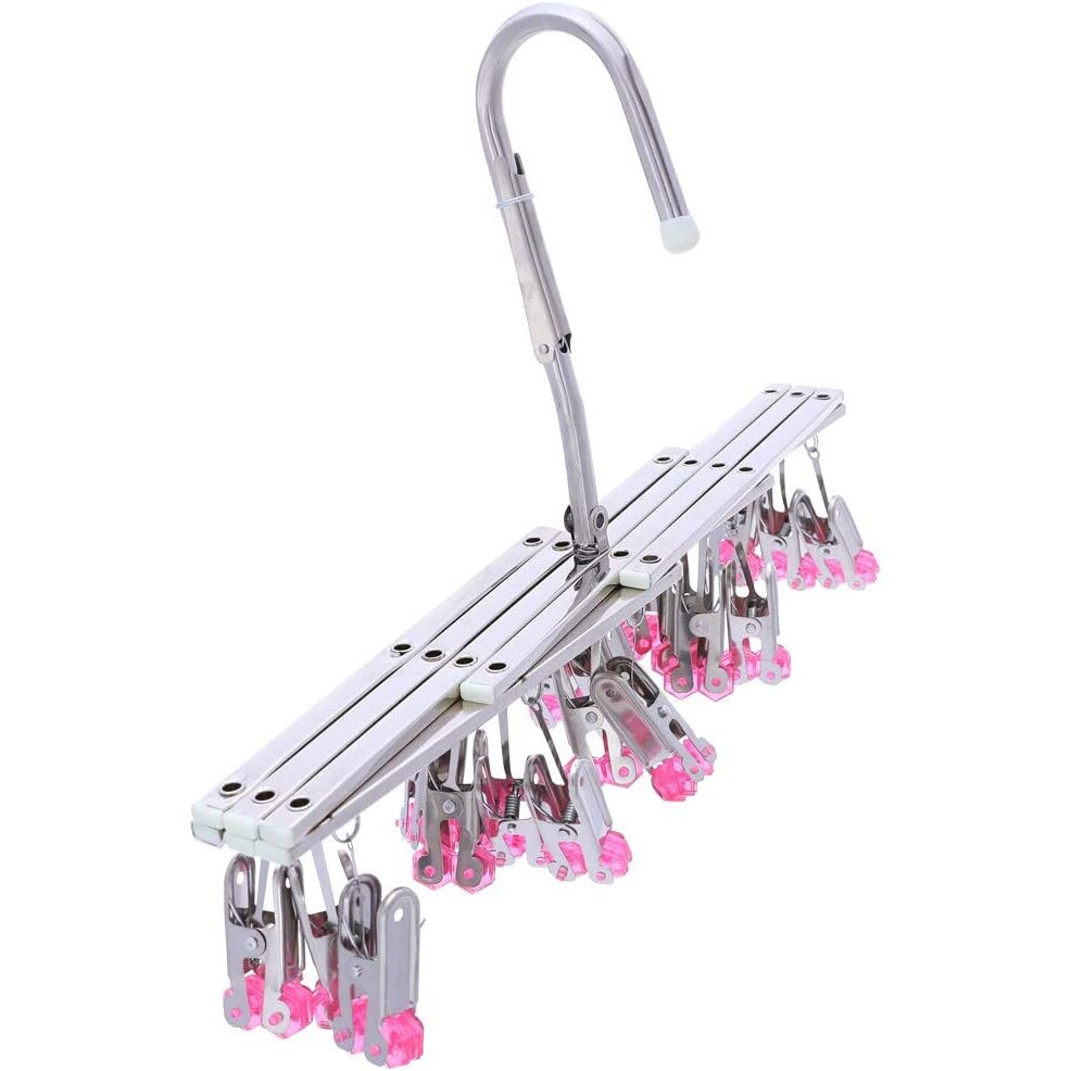 Uscator de rufe, Inox, Pliabil, 18 cleme, Argintiu - eMAG.ro