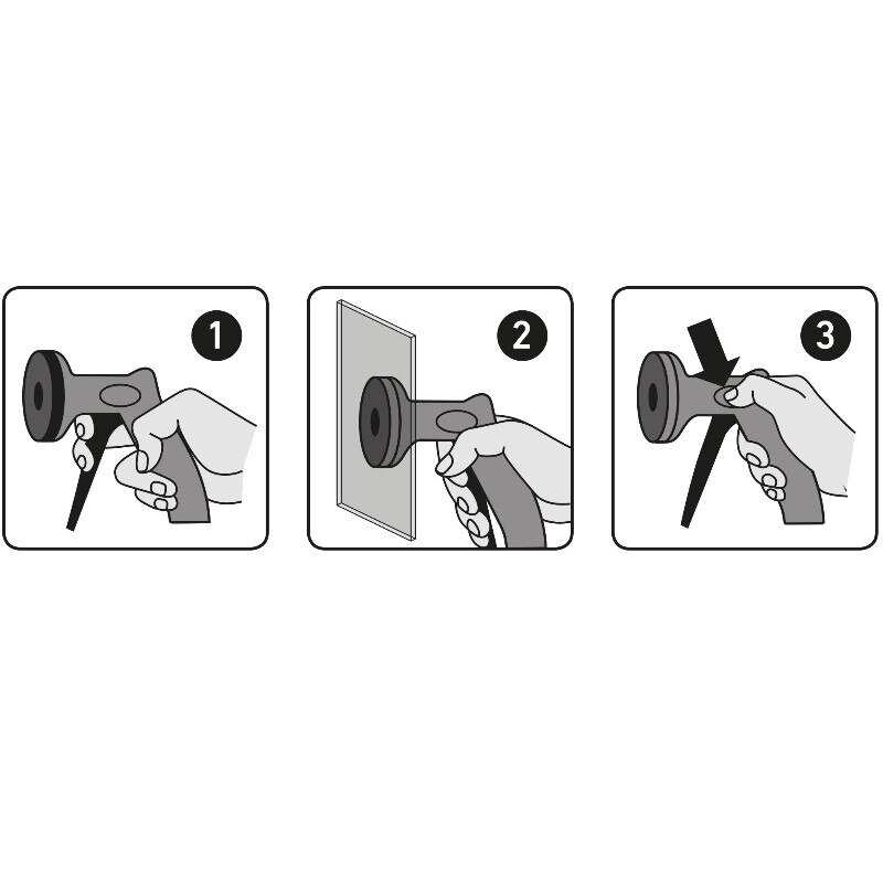 Ventuza din plastic, Extol Premium, 70mm - eMAG.ro