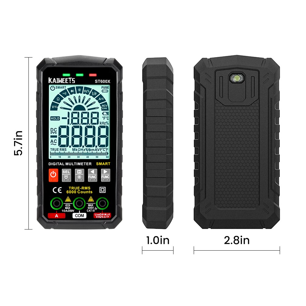 Multimetru digital smart, tester cu selectare automata a parametrilor ...