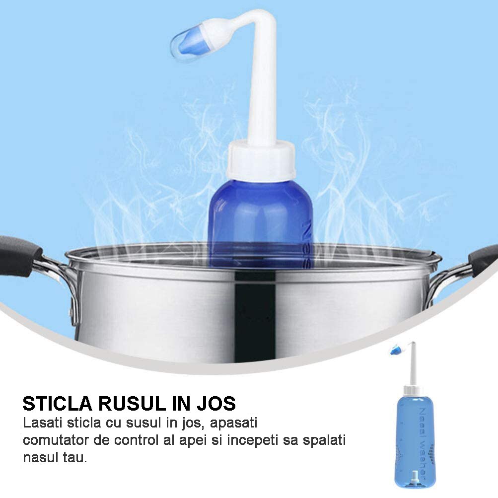 Irigator Nazal, Oein, 300 ml, Albastru - eMAG.ro