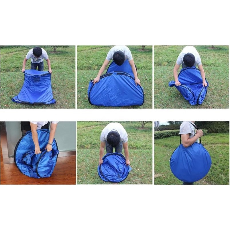 Cort Tip Cabina Dus pentru Camping, Plaja, Strand, Pescuit, Instalare ...