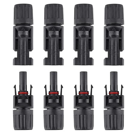 Комплект конектори, щепсели MC4 за фотоволтаични соларни панели, Ip67 ...