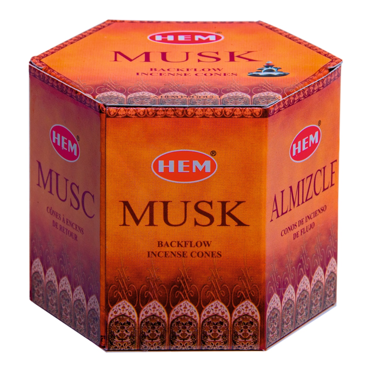 Ароматизирани пръчици HEM, 40 Backflow, С аромат на мускус и ...