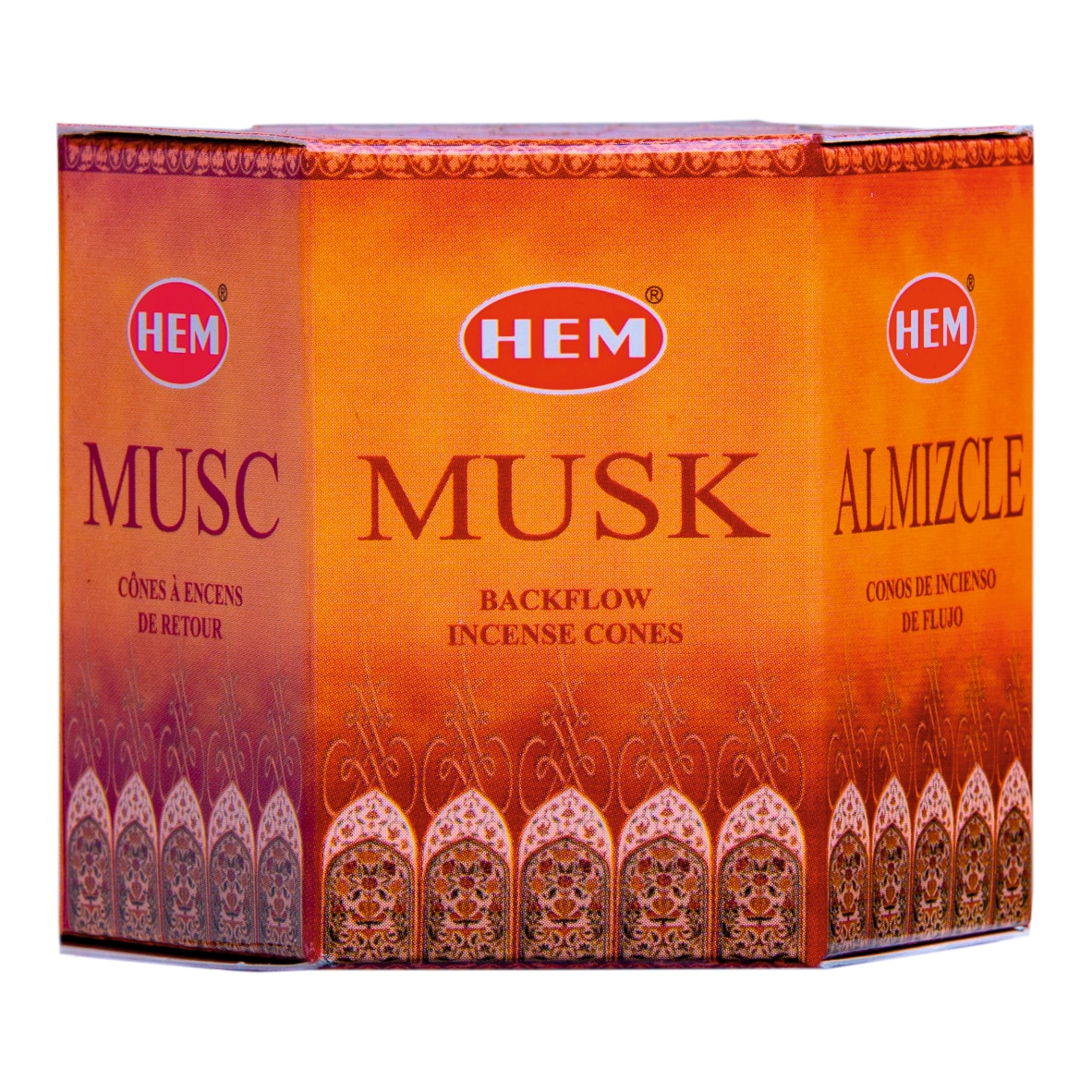 Ароматизирани пръчици HEM, 40 Backflow, С аромат на мускус и ...