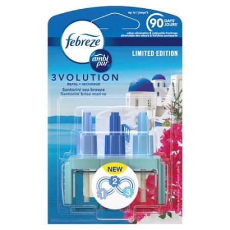 Rezerva Odorizant camera Febreze 3Volution Santorini Sea Breeze 20ml ...