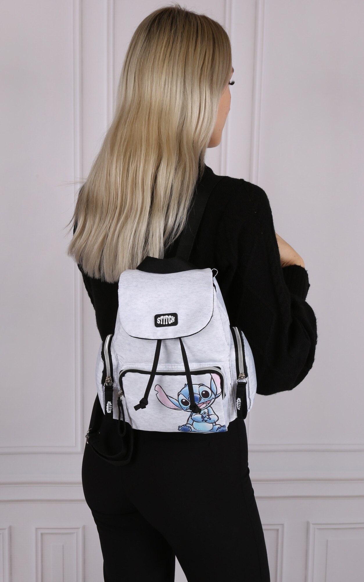 Rucsac Stitch, Sarcia.eu, Sintetic, 25x19x20cm, Gri - eMAG.ro