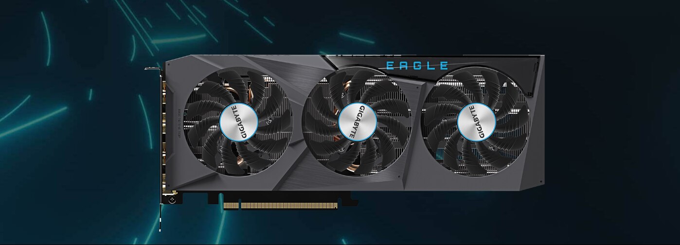 Видео карта Gigabyte GeForce RTX® 3060TI EAGLE OC, 8GB GDDR6X, 256-bit - eMAG.bg