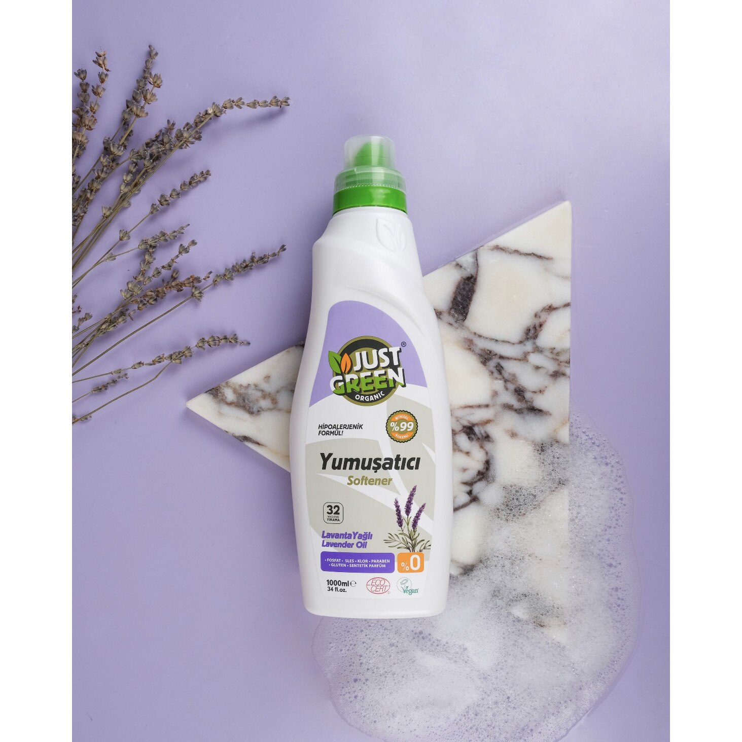 Balsam de rufe, Just Green Organic, Ecologic, 1 L - eMAG.ro