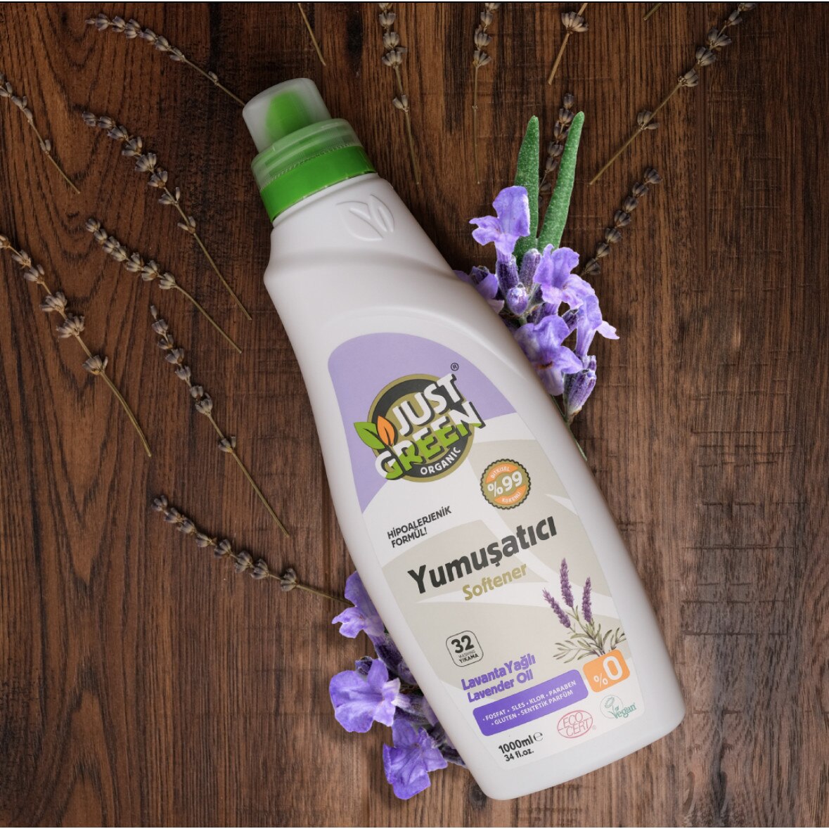 Balsam de rufe, Just Green Organic, Ecologic, 1 L - eMAG.ro