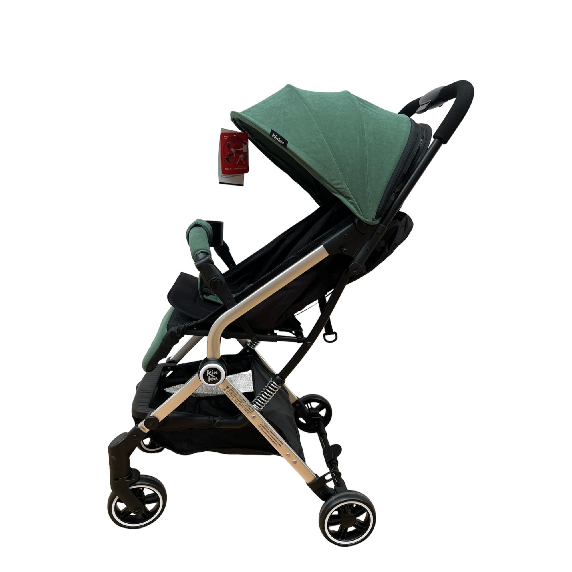 Carucior Kinlee, tip troler, cu pozitie de somn, cadru din aluminiu si ...