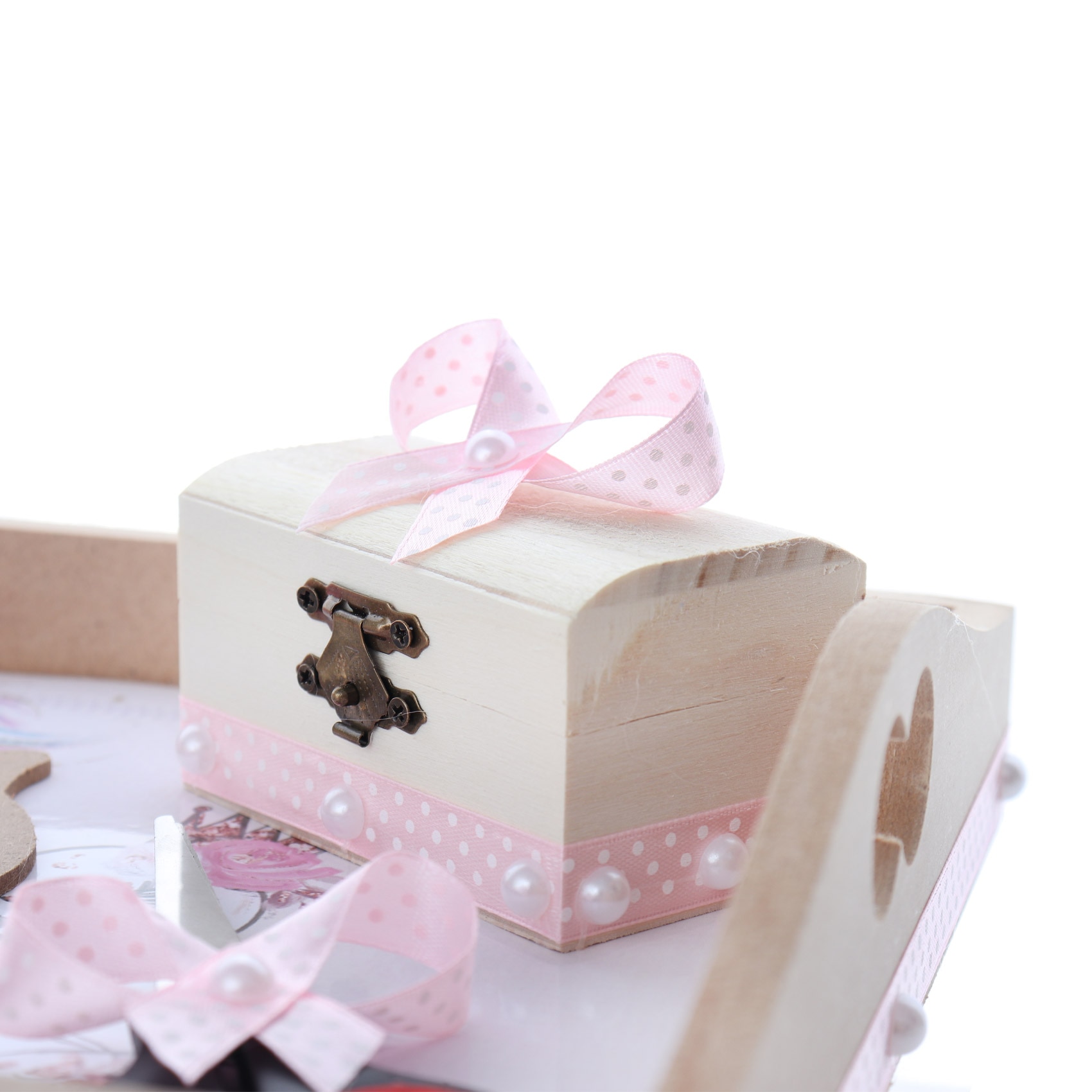 Set tava pentru taiere mot/turta, model cu Lebada, roz, 6 piese, 35x20 ...