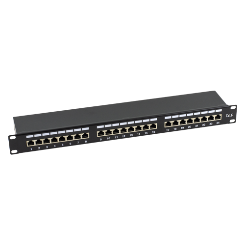 Patch Panel 1U, FTP cat6, 24 porturi RJ45 - ASYTECH Networking ASY-PP ...