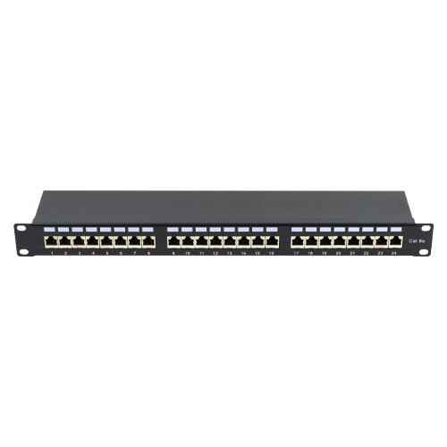 Patch Panel 1U, FTP cat6A, 24 porturi RJ45 - ASYTECH Networking ASY-PP ...