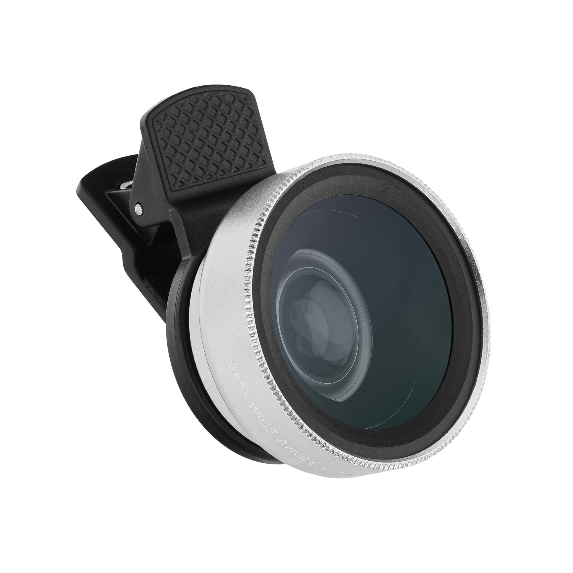 Lentila 2in1 KnightX HD Macro 12.5x si Wide 0.45x, Chrome, Clip ...
