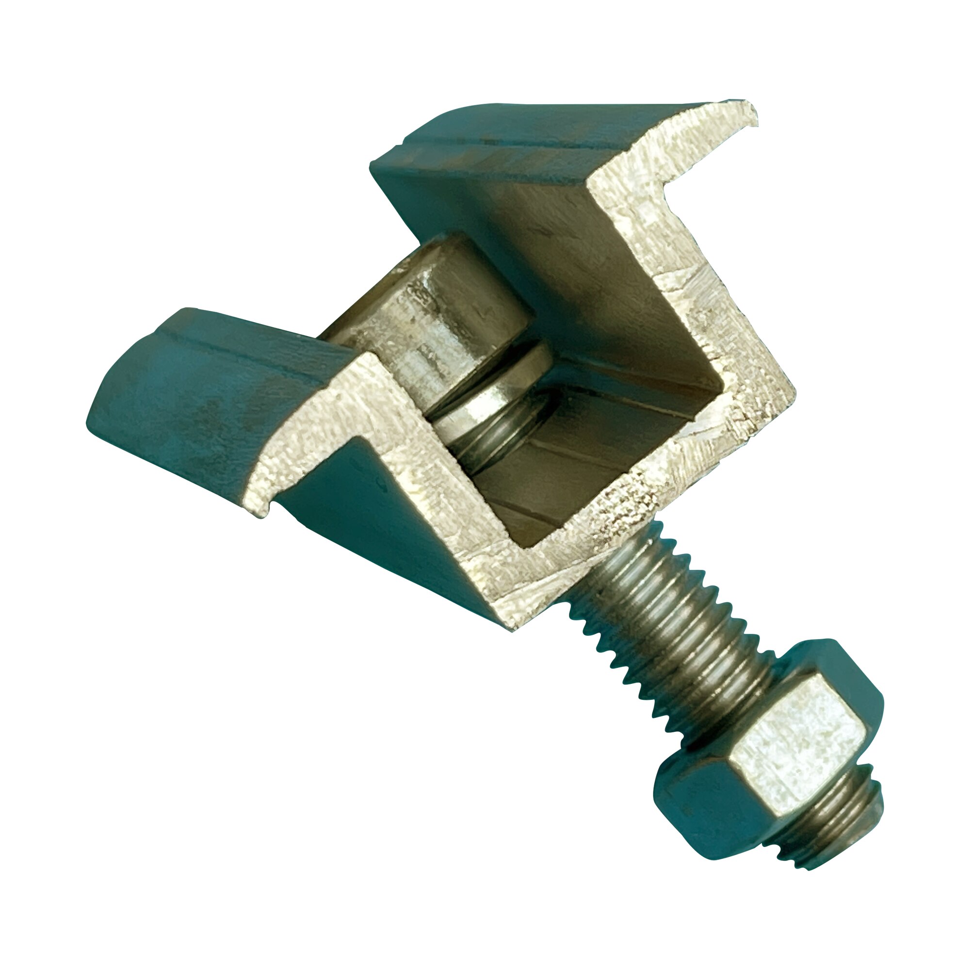 Set 12 cleme intermediare 40 mm cu surub si piulita pentru fixare panou ...