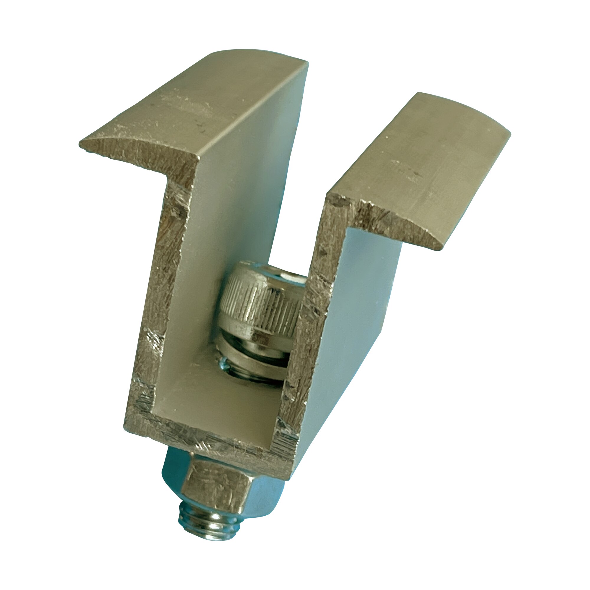 Set 12 cleme intermediare 40 mm cu surub si piulita pentru fixare panou ...