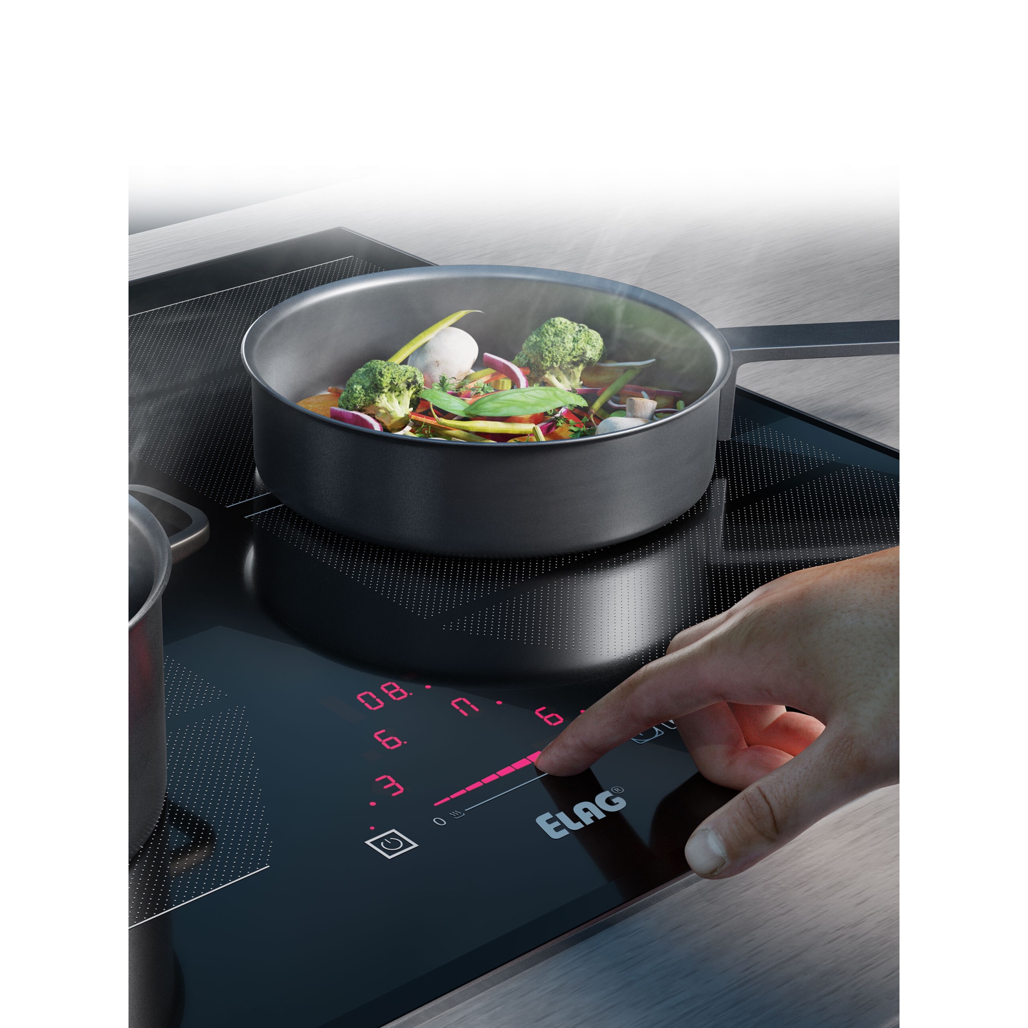 Plita inductie ELAG KMI60605 cu 4 zone „EC-300”, Zone Induction Cooktop ...