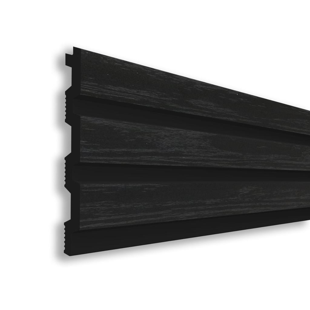 Riflaj decorativ din polimer rigid, negru, 290 x 11,5 x 1,2 cm - eMAG.ro