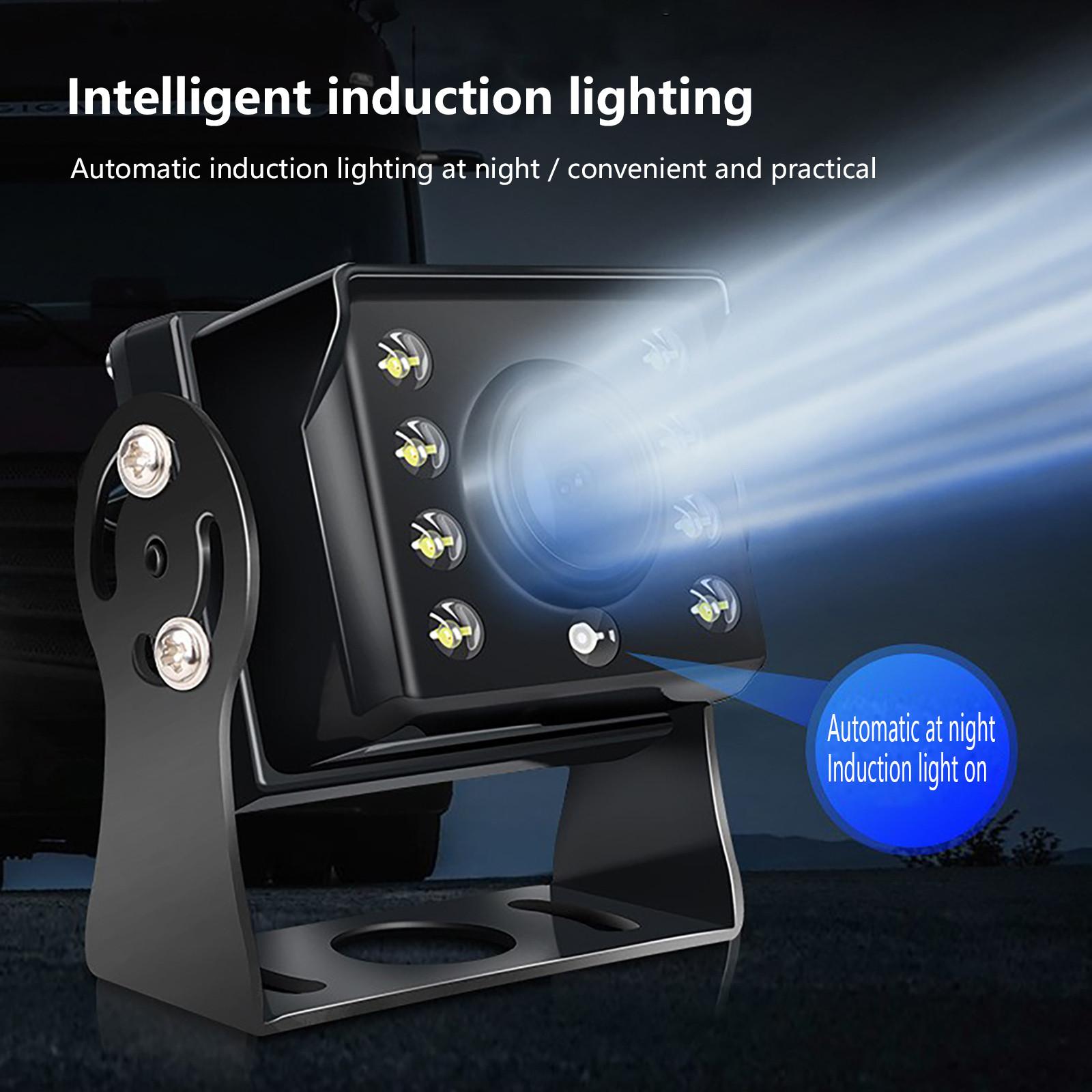 Monitor 7 inch Camera Auto Marsarier 8 Lumini Cu Transmitator Wireless ...