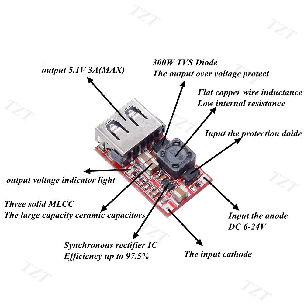 Adaptor usb 12V – 5V, 3A - eMAG.ro