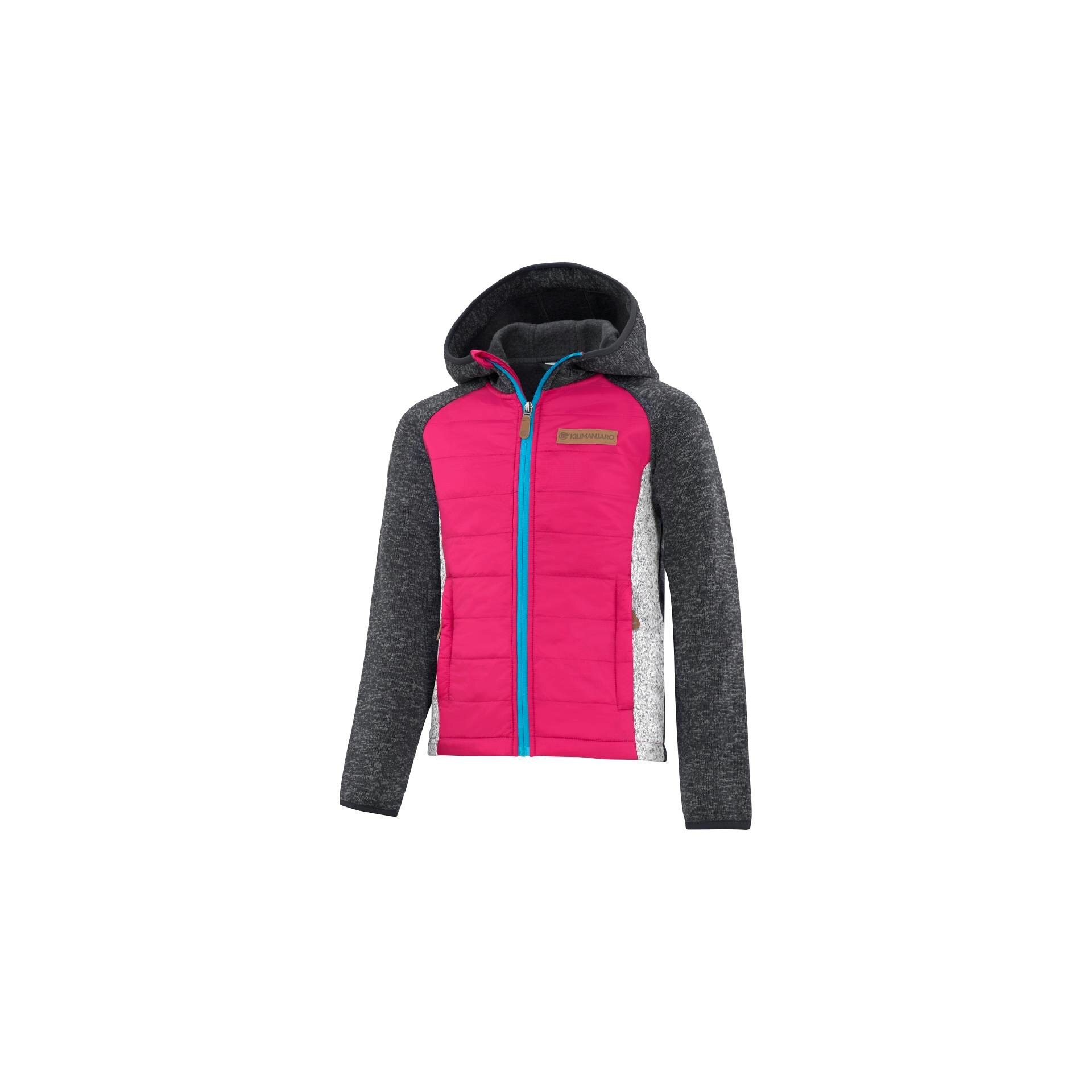 Jacheta pentru copii, Kilimanjaro Travel, Gaspar, Roz/Gri, 164 - eMAG.ro