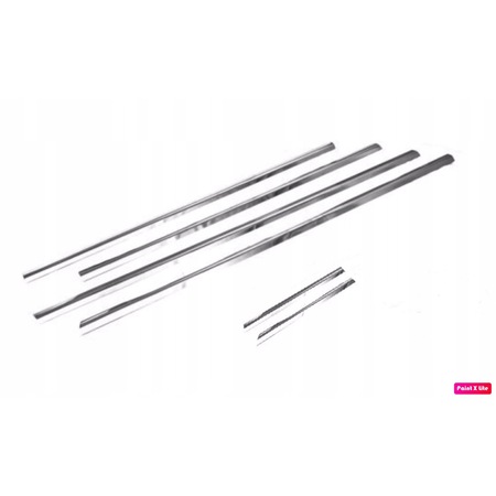 Set 6 benzi protectie usi laterale, PVC, 1.9 cm, Renault Clio IV ...