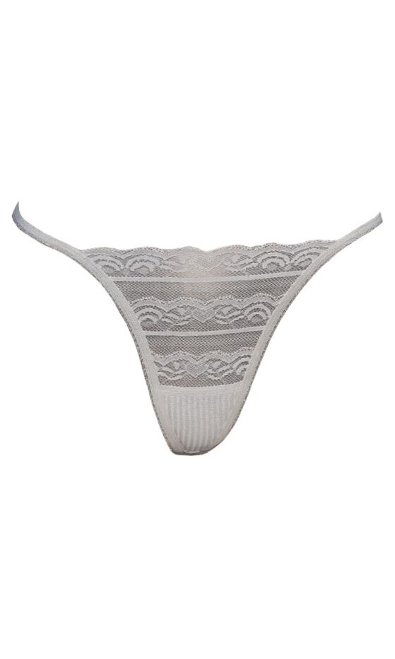 Chiloti tanga, ch1983, crem, S - eMAG.ro