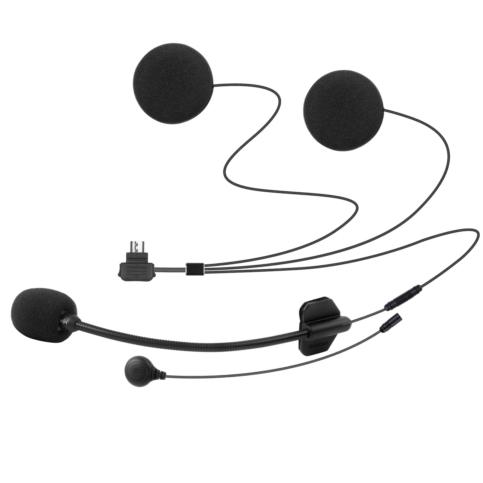 Sistem de comunicare moto intercom Freedconn FX Black, Conferinta de ...