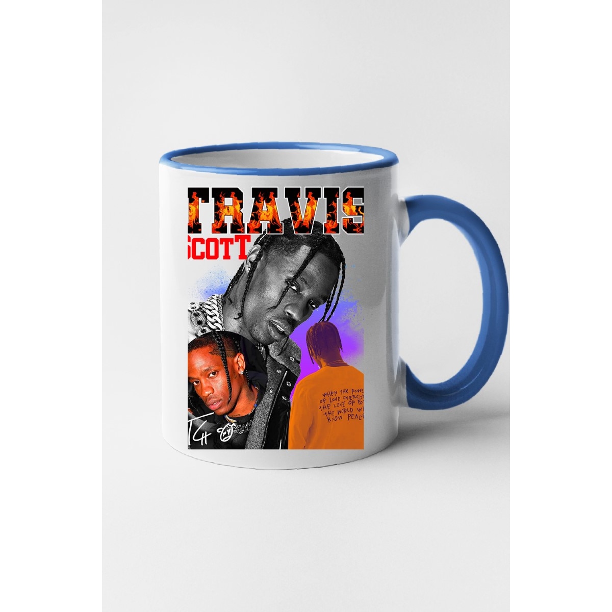 Cana personalizata cu imprimeu Rap edition -Travis Scott model 3 ...