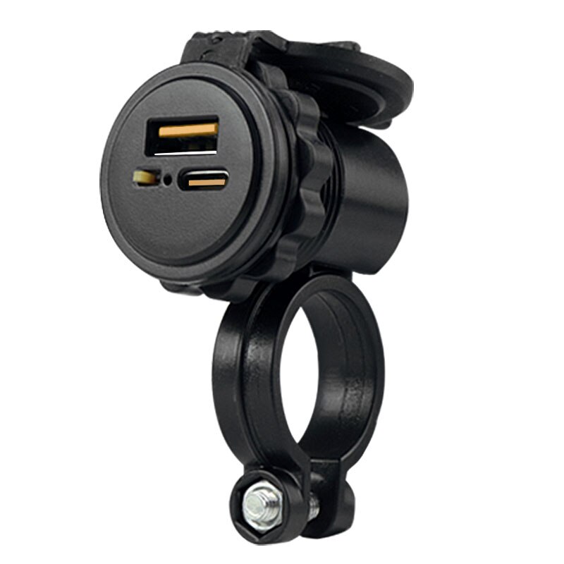 Priza moto/auto/atv fast charge, 3.1a, port usb, port usb-C ...