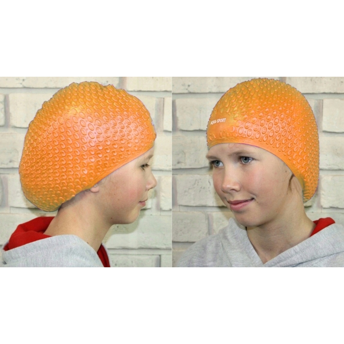 Casca pentru inot, Aqua-sport, Silicon, Pentru par lung, Bazin ...