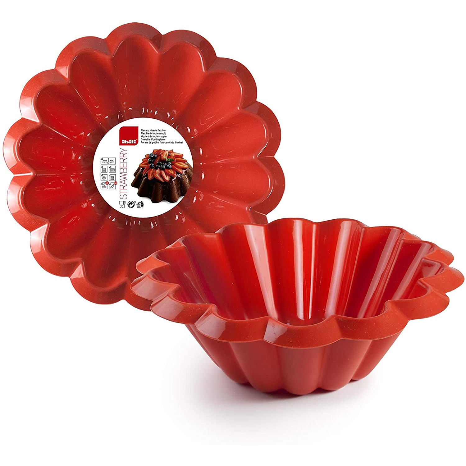 Forma copt silicon, Strawberry, model briosa, 22x8cm - eMAG.ro