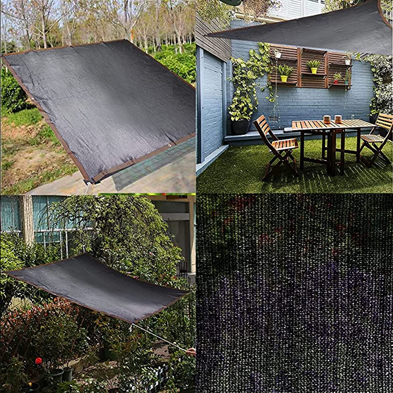 Paravan gradina, 3x4 m, Negru - eMAG.ro